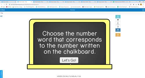 Number Recognition Assessment 40-50 Boom Cards by Hands-on Multilingual Fun