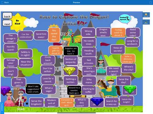 Castle Rescue Games! /s/ & /z/ Articulation Boom Cards Distance Learning