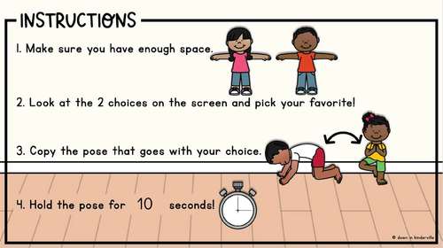 This or That Yoga | Morning Meeting Activity | Get to Know You Activities