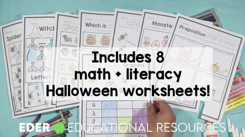 Halloween Worksheets for Preschool | Halloween Preschool Activities