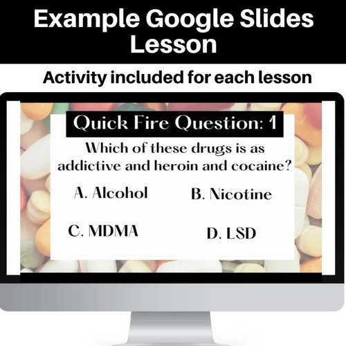 Drug Unit Bundle: Depressants, Stimulants, Hallucinogens by Peaceful PLAY