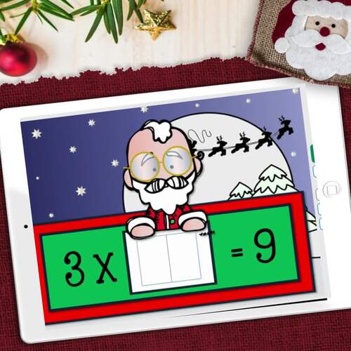 Christmas Beginning Multiplication & Division: Missing Number Boom ...