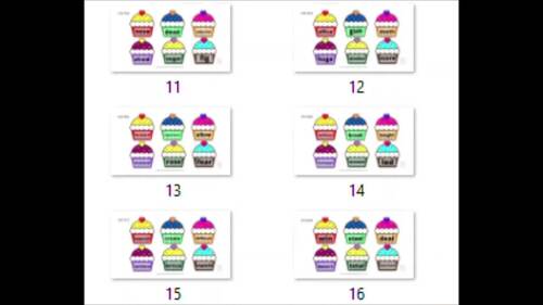 Sight Word Cupcakes - Fry's Tenth 100 Words by Penny Saving Mum | TPT
