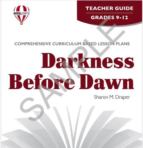 Darkness Before Dawn Novel Units® Teacher Guide Novel Study | TPT