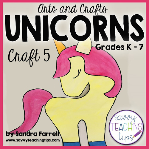Unicorn Craft 5 FULL BODY CUT and PASTE by Savvy Teaching Tips | TPT