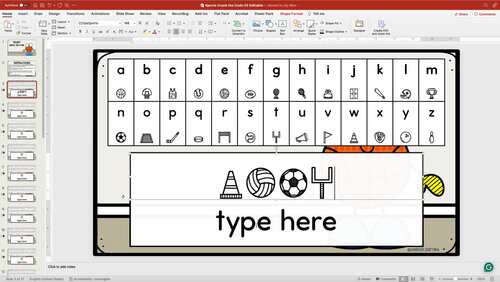 Sports Crack the Code - Editable - PowerPoint by KinderCrafting | TPT