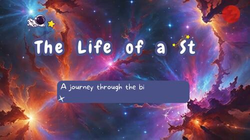 "What Is a Star?" Storytelling Video (Canva Editable File) for Kids