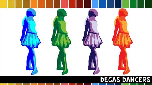 Edgar Degas Dancers: Monochromatic Collaboration Posters by Art with ...