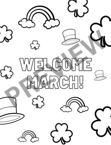 March Activity Packet | Morning Work and Early Finisher | TPT