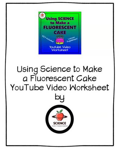 Youtube Video Worksheet - Using Science to Bake a Fluorescent Cake