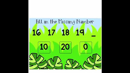 Boom Cards - Find the Missing number 0 - 20 by Rooted in Resource