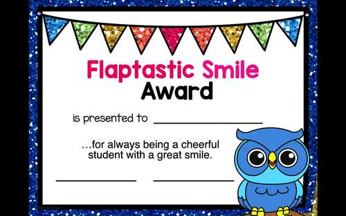 Owl Theme Awards by What Teachers Want | TPT