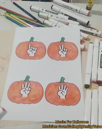 Mummy Ten Pumpkins Up on Top Craf | Halloween Bulletin Board Math Craft K