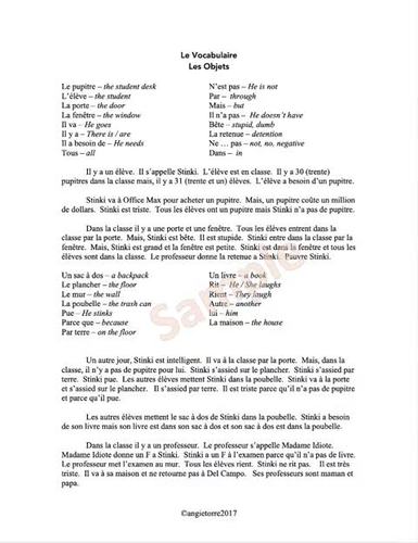 TPRS Stories for French One and Two Digital Options | TPT