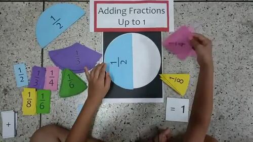 Fraction Activities Fun | Adding fractions up to 1 | Comparing fractions.