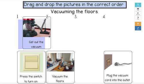 Sequencing Activities of Daily Living Set 2 Speech Boom Cards™ by Aimee ...