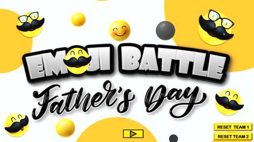 Father's Day Emoji Game Emojis Battle Games Father Dad | TPT