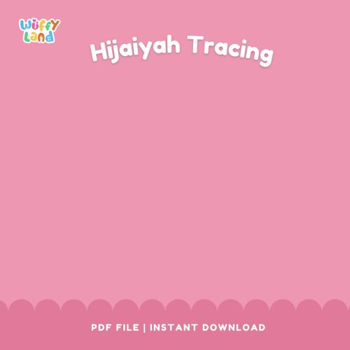 Hijaiyah Tracing Islami Worksheets - Arabic Alphabet Practice by Wuffyland