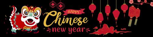 Chinese New Year Themed Animated Virtual BANNERS | GOOGLE CLASSROOM BANNERS