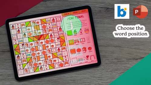 ch & j Color By Speech Articulation Game Christmas Boom™ Card, PPT ...