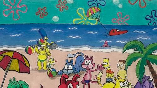 Creative Drawing Challenge Middle School Art High School Art Project