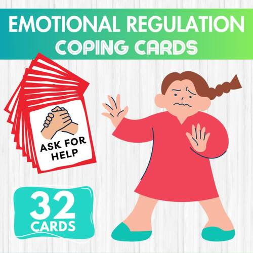 Emotional Regulation Coping Cards Anger Management Calm Down Corner ...