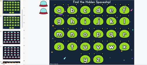 Digital Literacy Game- Space Letters and Sight Words for Google | TPT