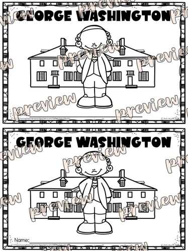 George Washington Mini Book and Activities by Anh Huynh | TPT