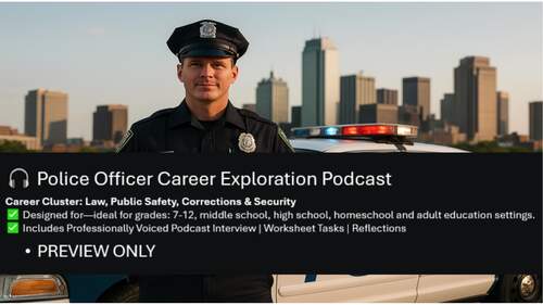 Career Police Officer Podcast | Law, PSCS Cluster | TPT