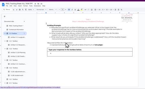 PASL Complete Toolkit | Editable Google Docs Bundle | All Tasks Included