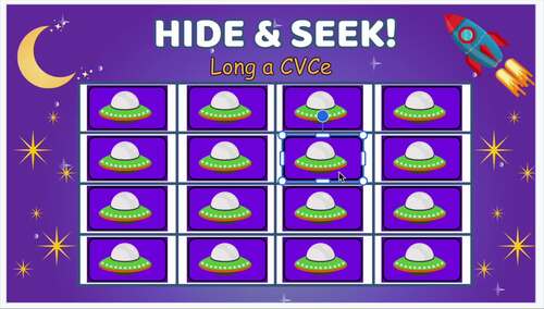 Space Search! | Digital Phonics Game | Long Vowel CVCe & Vowel Teams