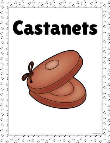 Percussion Family Posters - Black and White Music Notes by Mara ...