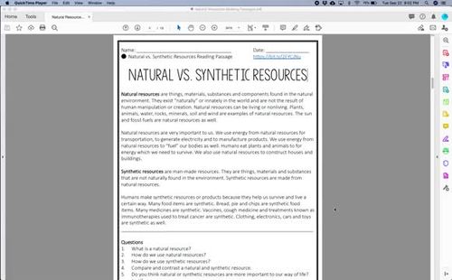 Human Impact Coloring Book & Reading Passages | Printable & Digital