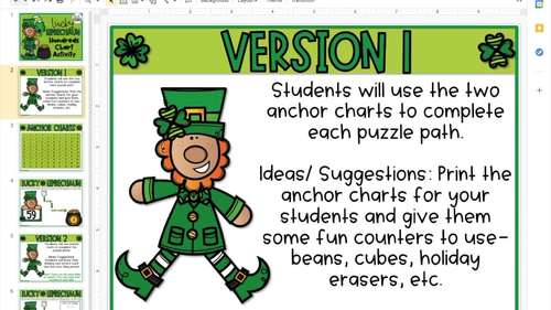Add And Subtract On Hundreds Chart | St. Patricks Day Math Centers ...