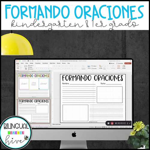 Formando Oraciones - Aprendiendo a Escribir Oraciones by Bilingual ...