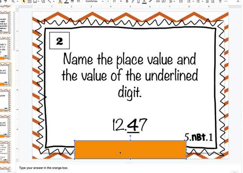 Digital & Print Place Value Task Cards 5th Grade 5.NBT.1 by Melissa Robles