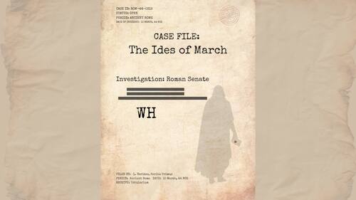 Ides of March Mystery | Julius Caesar | Ancient Rome | Middle School