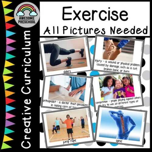 Exercise Study - ALL PICTURES NEEDED (Creative Curriculum®) | TPT