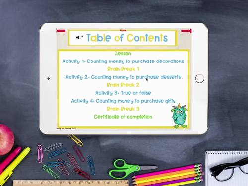 Coins VS Bills Digital Interactive Counting Money Game | TpT