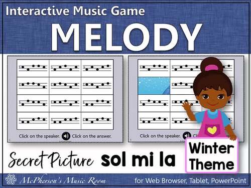 Winter Music | Sol Mi La Interactive Solfege Game {Reveal the Secret ...