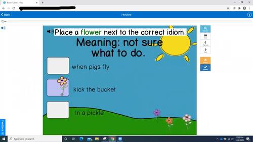 L.3.5.b. Idioms Digital Task Cards with Boom Cards Grades 4-6 | TPT