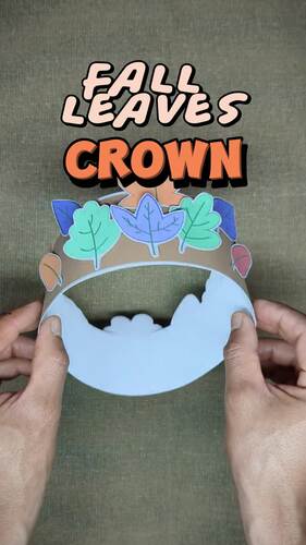 Thanksgiving Fall Leaves Crown Craft | Activity for Kids | TPT