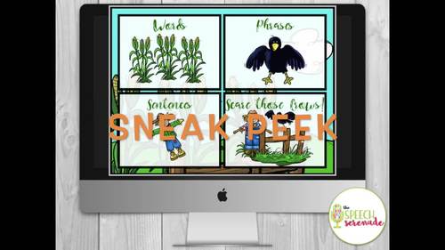 NO PRINT Scare the Crows Articulation - CH Edition for Distance Learning