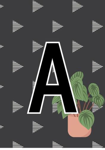 Boho Botanicals A-Z Alphabet Posters by The Preppy Para | TPT