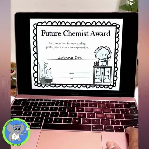 Award Certificates Editable Template | Physical Scientist Themed ...