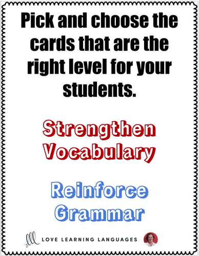 ESL ELL Conversation Starter Prompt Cards Speaking Activity | TPT