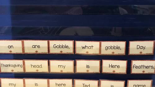 Build a Poem ~ Five Little Flowers ~ Pocket Chart Center | TPT