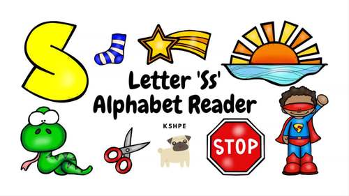 Letter 'Ss', Alphabet Reader, Voice-Over Video, Phonics, eBook | TPT