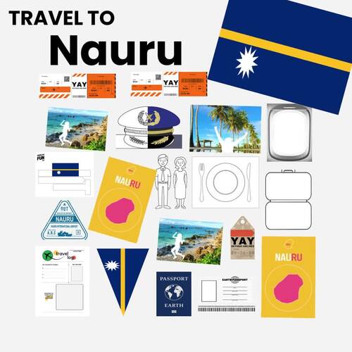 Travel to Nauru! – Printable Pretend Travel Activity for Kids by ...