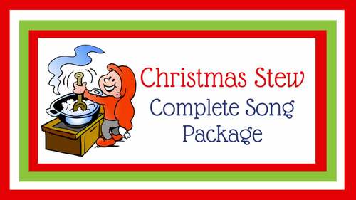 Christmas Song | Holiday Singing Game & Activity | mp3s, PDF, SMART & video